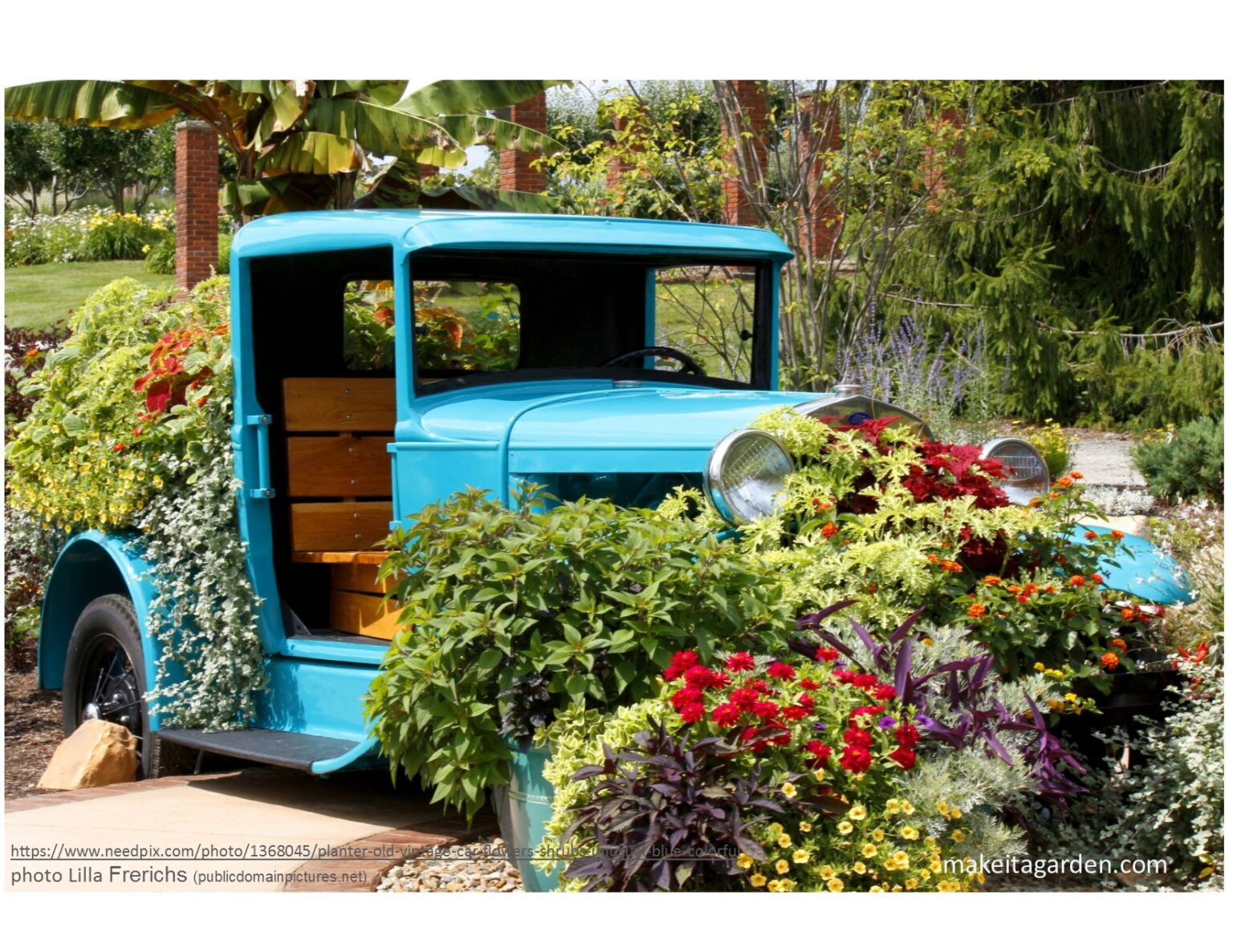 Old cars as garden art: things to think about | Make it a Garden
