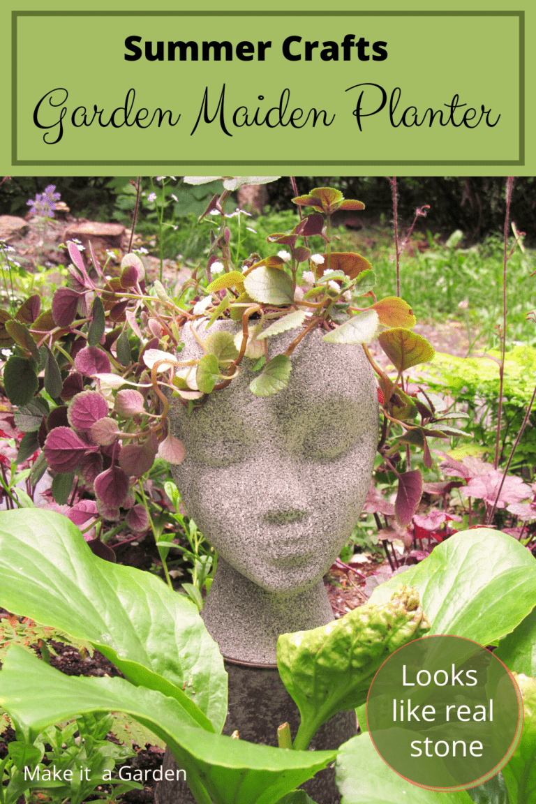 Go exotic with a styrofoam head planter | Make it a Garden